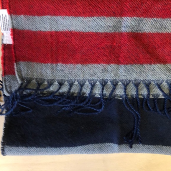 The Rail | Accessories | The Rail Red Stars And Stripes Fringe Scarf ...